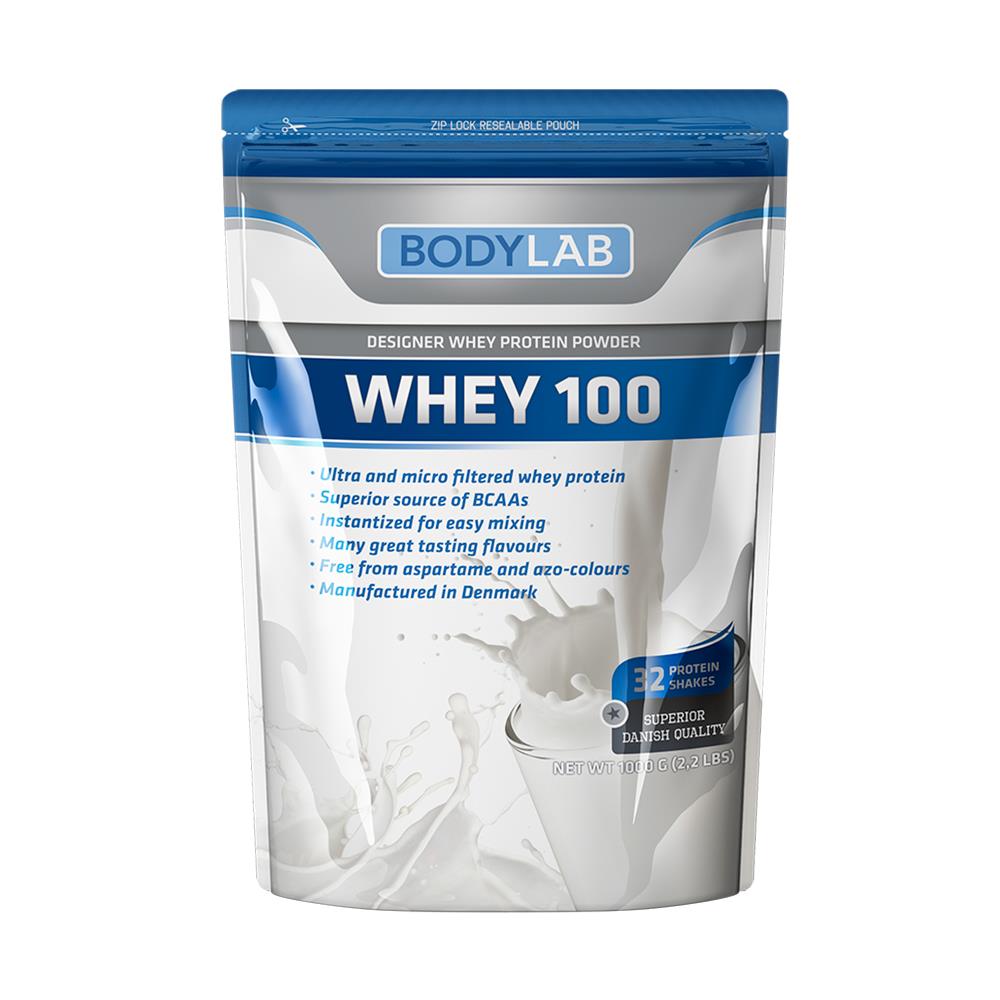 Bodylab Whey 100 (1 kg) - Køb vores populære proteinpulver her!