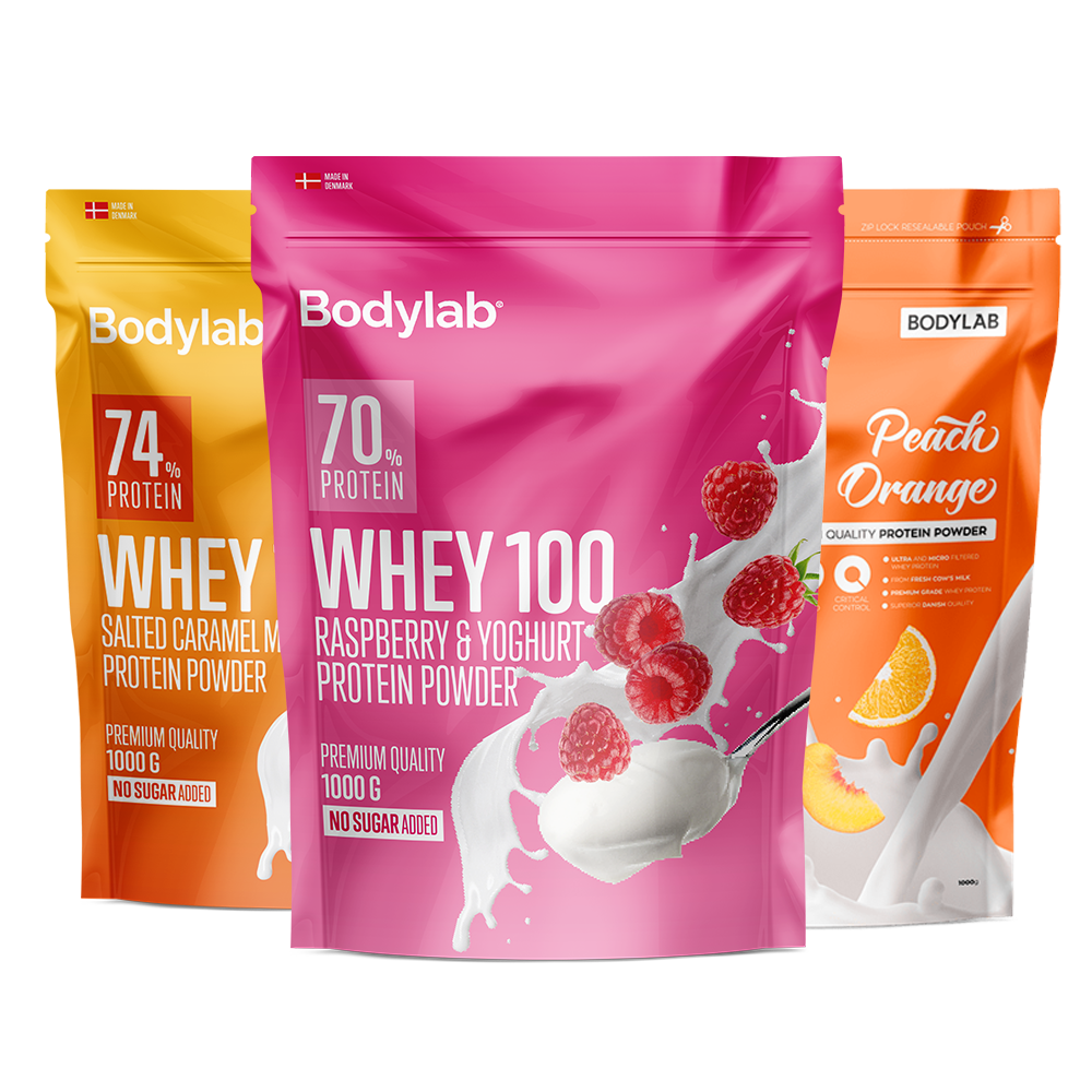 Bodylab Whey 100 (1 kg) - Køb vores populære proteinpulver her!